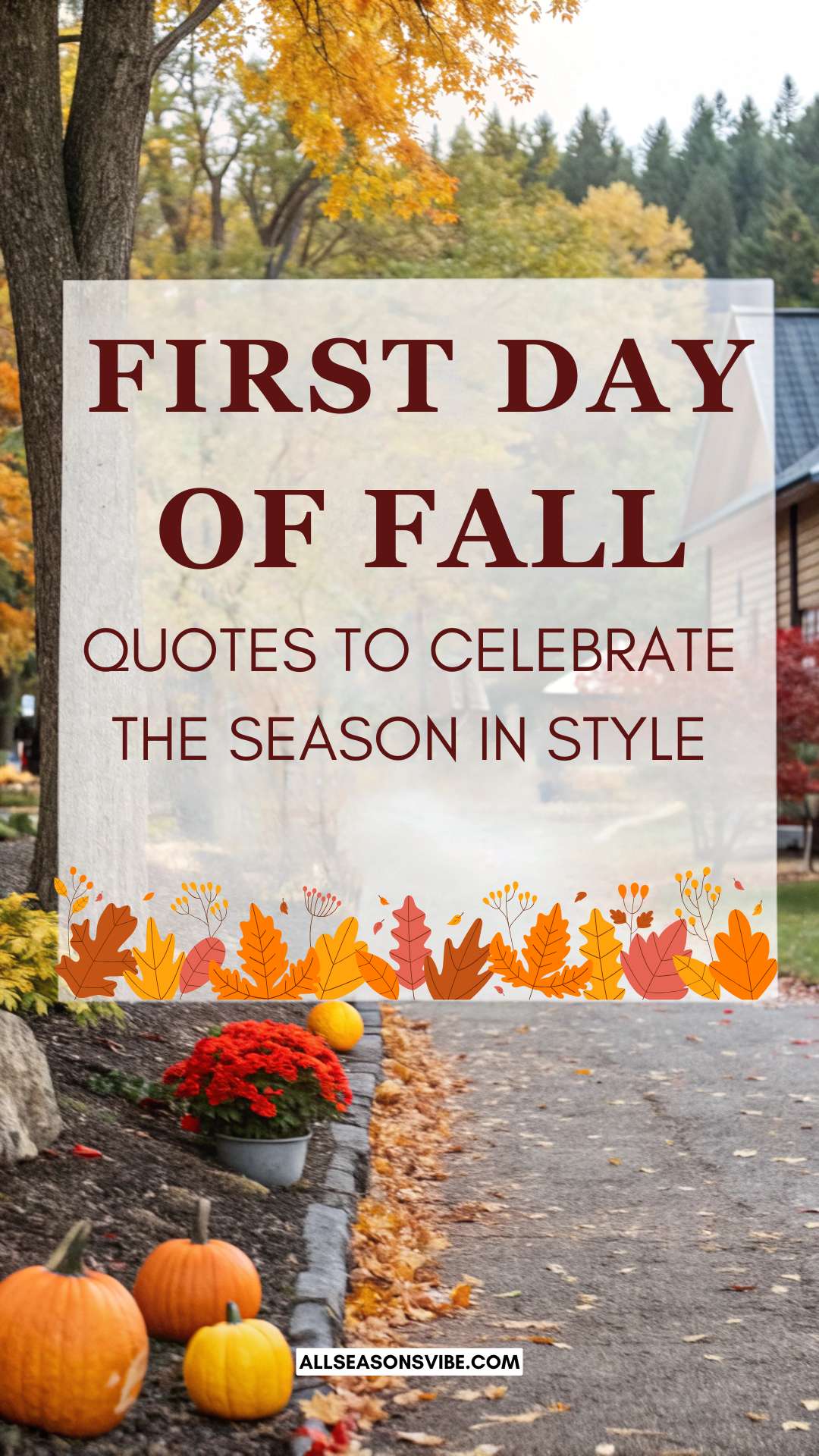 First Day Of Fall Quotes To Welcome Autumn Joyfully