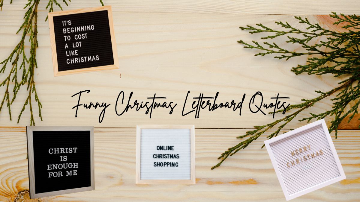 75+ Funny Christmas Letterboard Quotes To Bring Holiday Cheer ...